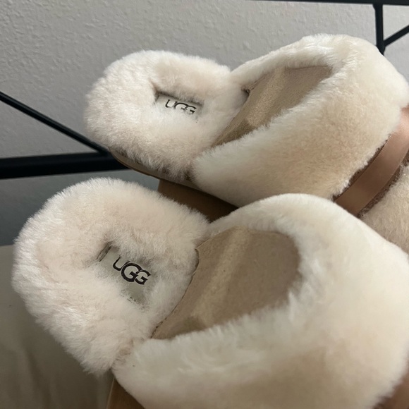 UGG | Shoes | New Ugg Dalla Cream Sheepskin Slippers | Poshmark